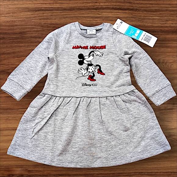 Disney | Dresses | Nwt Grey Minnie Mouse Adorable Disney Baby Sweater ...